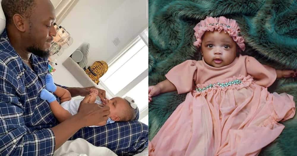 Usain Bolt Pens Lovely Message To Daughter Olympia On Her First